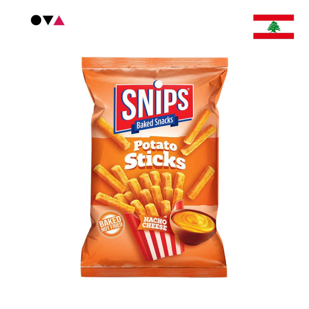 Snips Potato Sticks Nacho Cheese 80g | สนิปส์ มันฝรั่งแท่งอบกรอบ รสนา ...