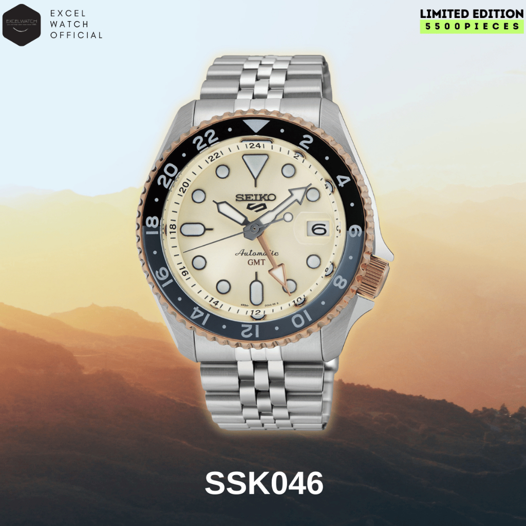 [ Excel Watch ] SEIKO 5 SPORTS GMT รุ่น SSK046 SSK046K SSK046K1 'Serene ...