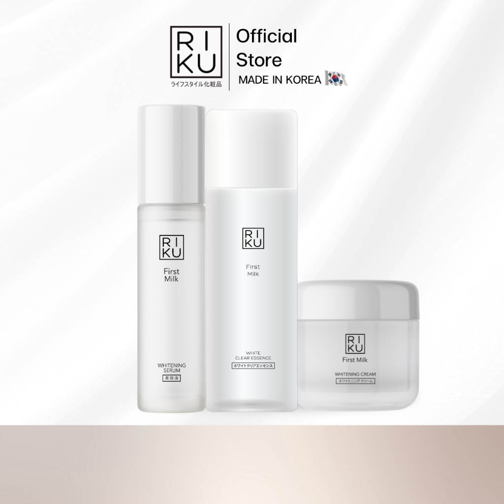 Riku skincare ริคุ เซ็ตใหม่ น้ำตบริคุ+เซรั่มนม+ครีมนม ผิวเปล่งปลั่ง ลด ...