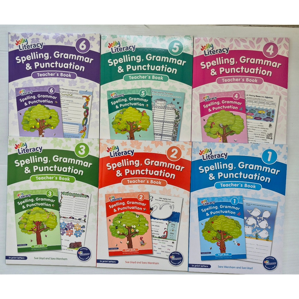 Teacher: Spelling, Grammar and Punctuation, Teacher's Book 1,2,3,4,5,6 ...