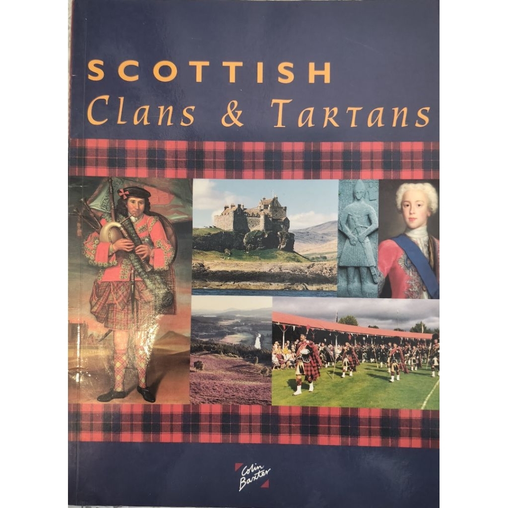 Scottish Clans and Tartan Colin Baxter ขนาดหนังสือเรียน เล่มบาง 31 หน้า ...