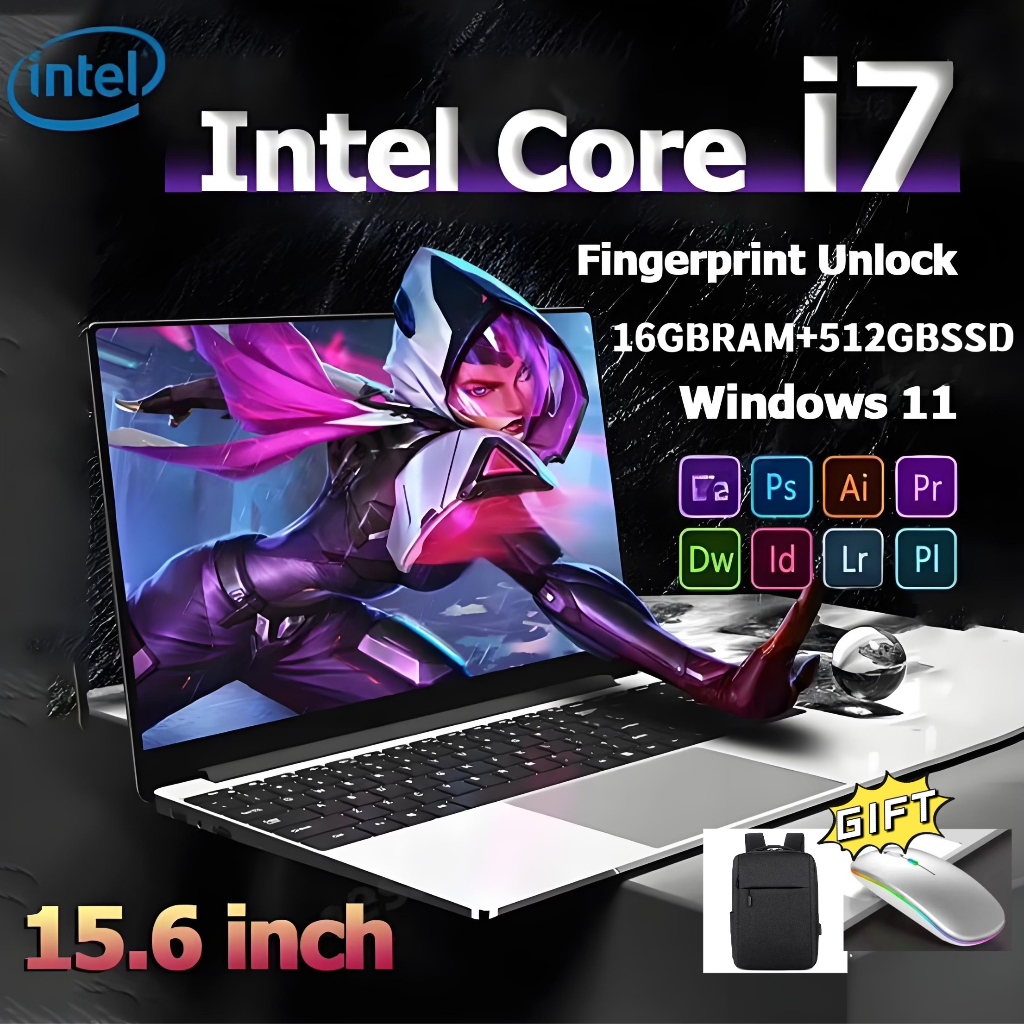 ASUS Intel Core i7 HD หน้าจอ 4 Core 15.6 นิ้ว Windows11 แล็ปท็อปสำหรับ ...