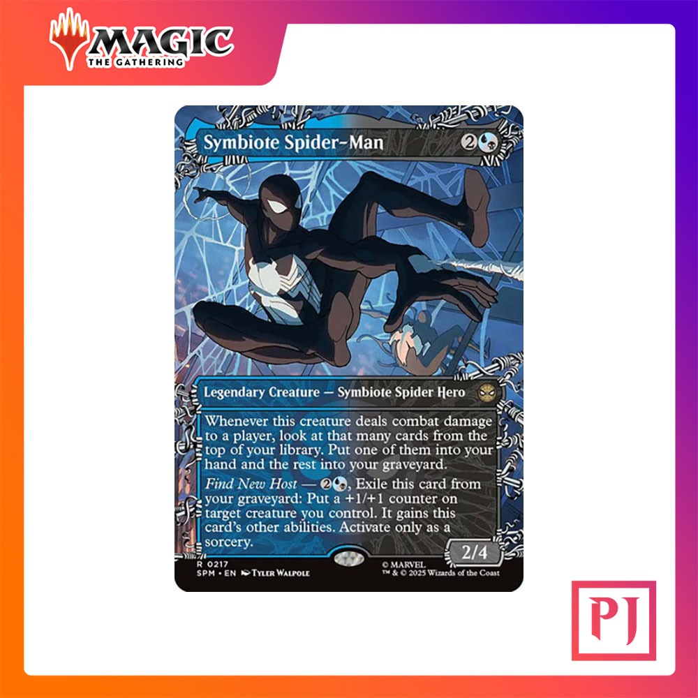 [MTG] Symbiote Spider-Man (Borderless) [SPM] [MULTI] [RARE] [NORMAL ...