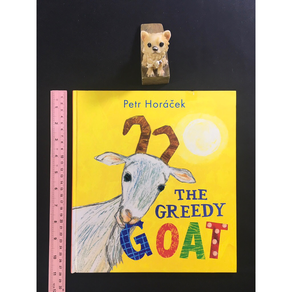 The Greedy Goat (บางเล่มมีตำหนิขอบปกถลอก) By Petr Horacek หนังสือเด็ก ...