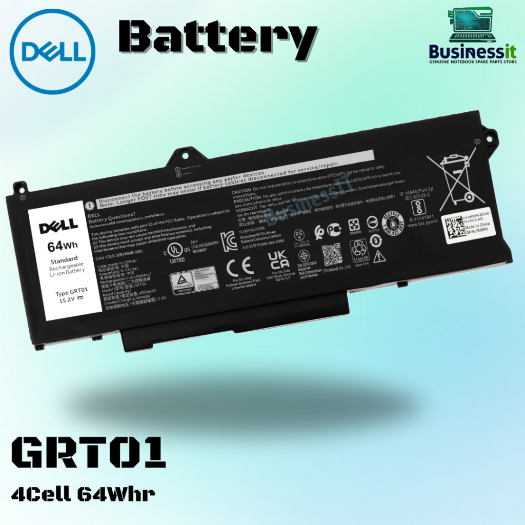 Battery Dell Latitude 5421 5431 5521 5531 แบต เดล แท้ ศูนย์ ประกัน Dell ...
