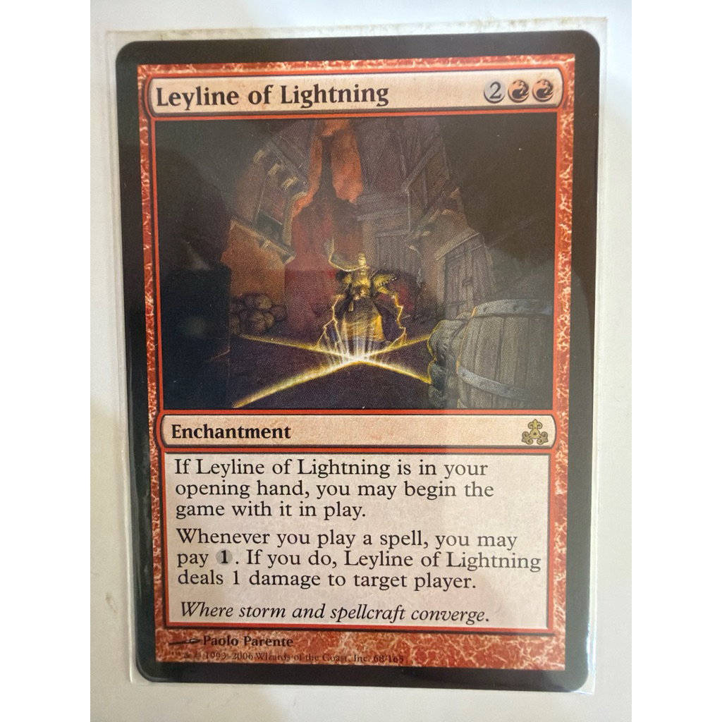 Guildpact: Leyline of Lightning ของแท้พร้อมส่ง MTG Magic the gathering ...