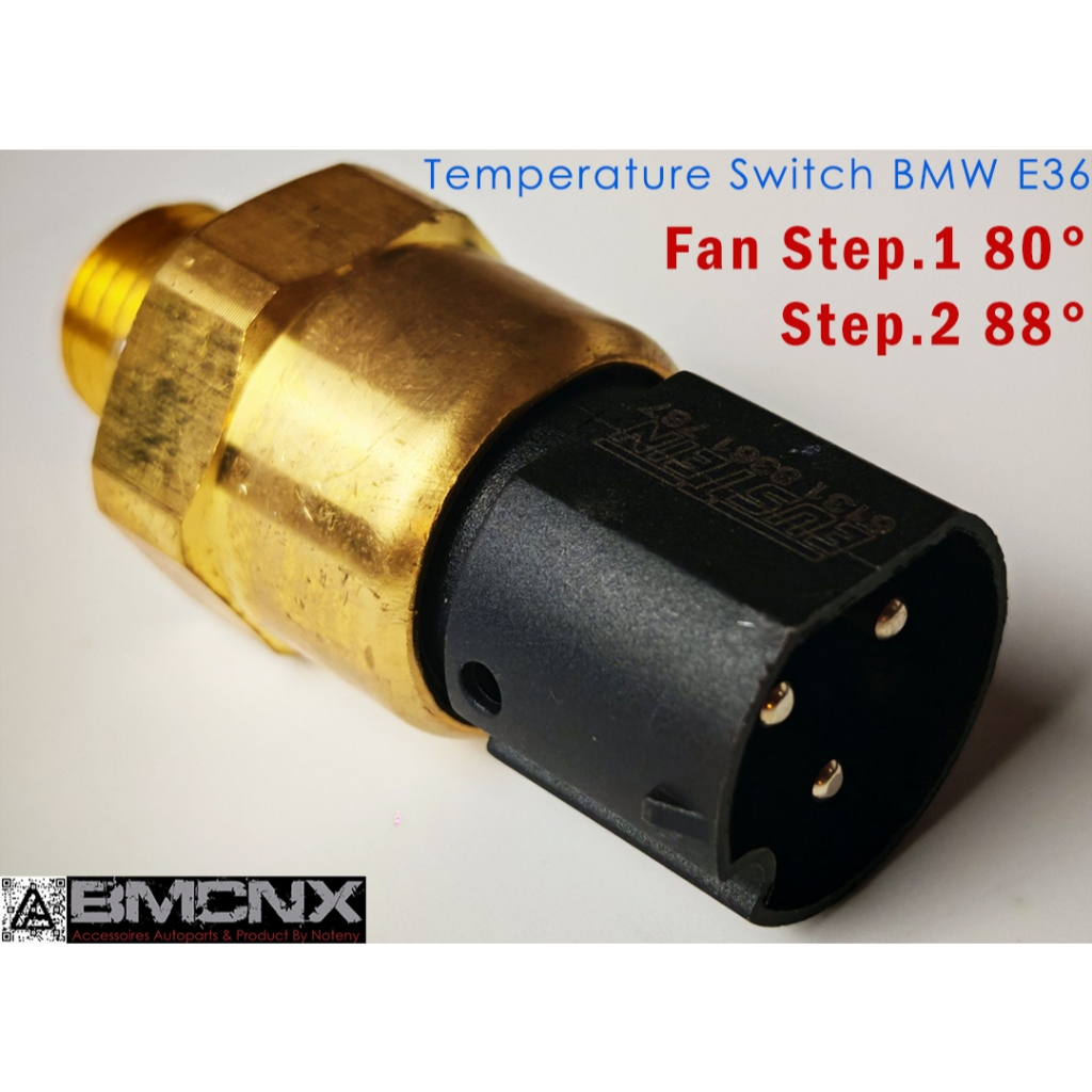 สวิทความร้อน Temperature switch sensor BMW E36 (สั่งเปิดอุณหภูมิต่ำ 80 ...