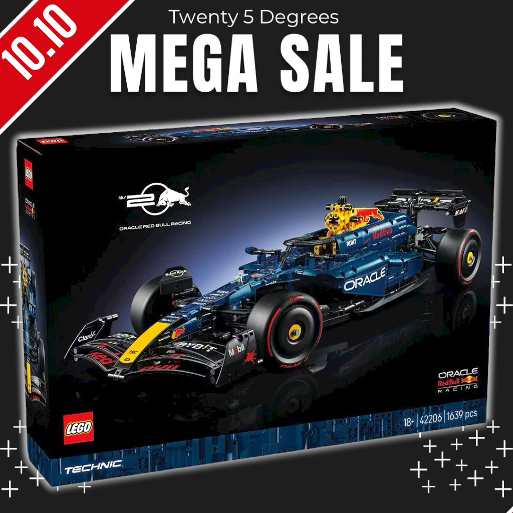 (พร้อมส่ง รับประกันกล่องสวย) Lego Technic 42206 Oracle Red Bull Racing ...