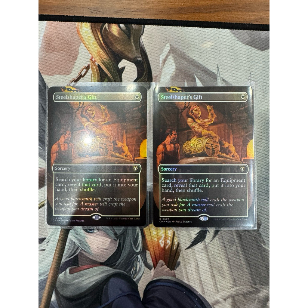 MTG Commander Masters Variants: Steelshaper's Gift (Borderless) | Shopee Thailand