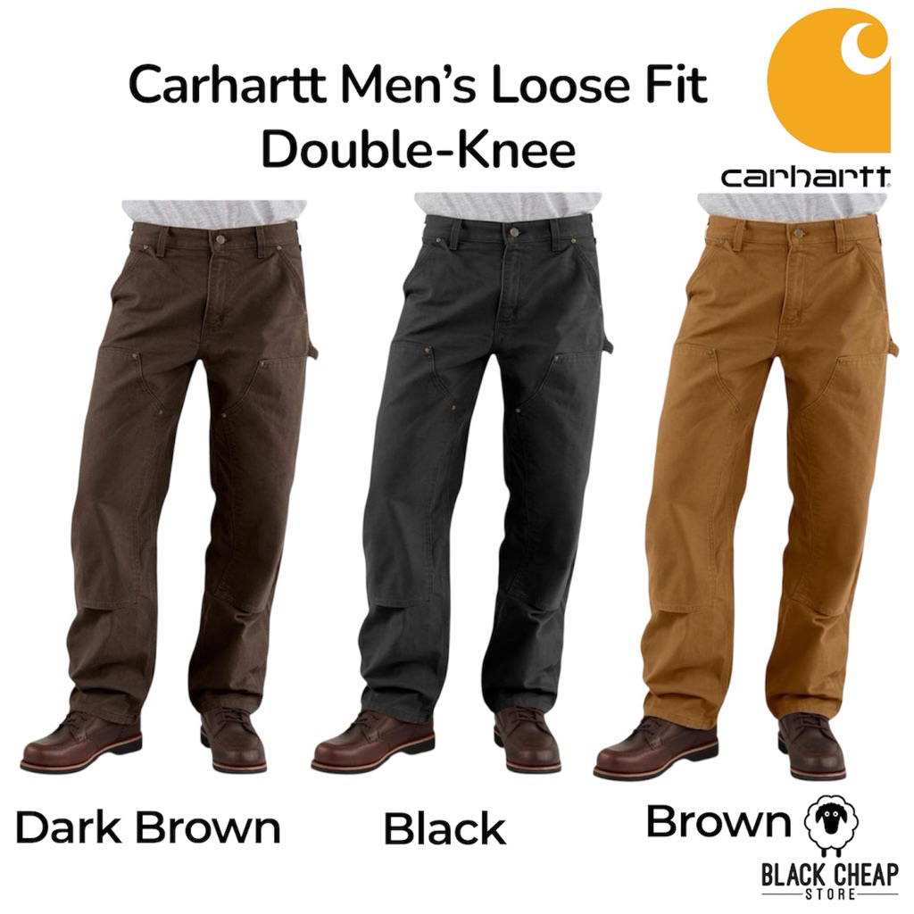 Carhartt Loosefit Washed Duck Utility Work Pants For Men