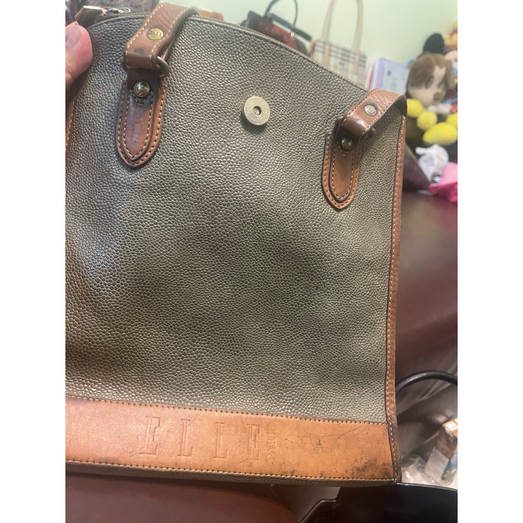กระเป๋าถือหนังแท้ELLEแท้ | Shopee Thailand