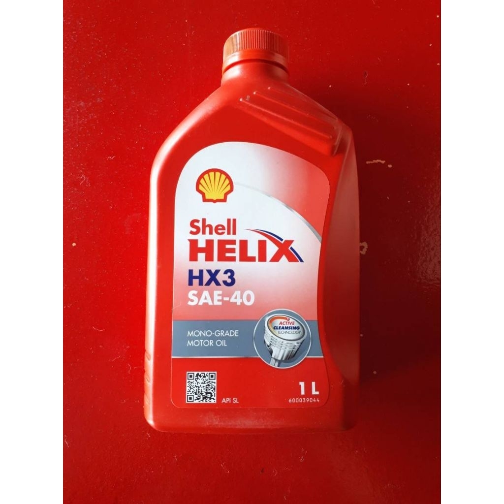 **ลดล้างสต๊อก** น้ำมันเครื่องเซลล์ เฮลิกส์ SHELL HX3 SAE40 (1L.) ปี21 ...