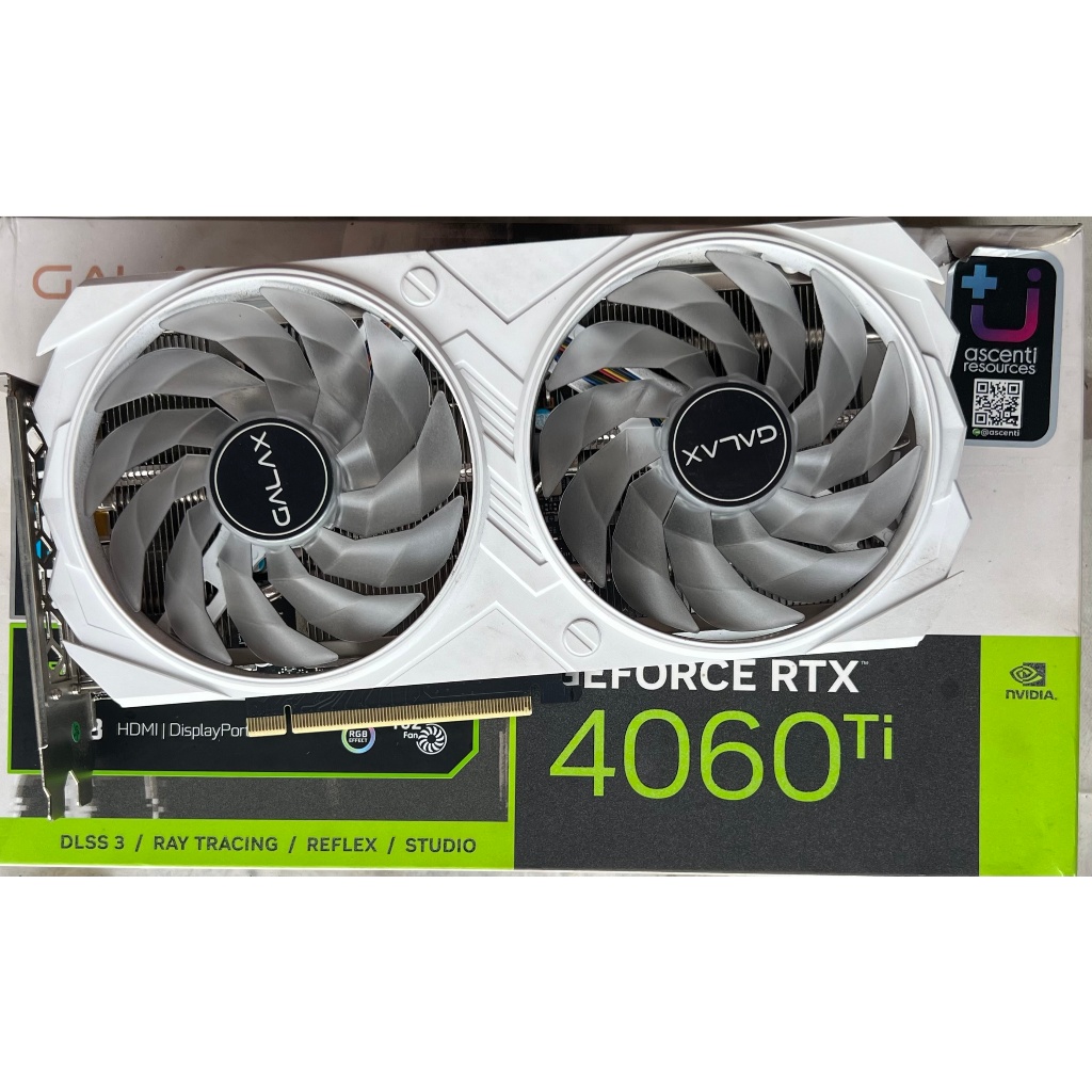 GPU Nvidia Geforce RTX 4060ti EX White 8gb | Shopee Thailand