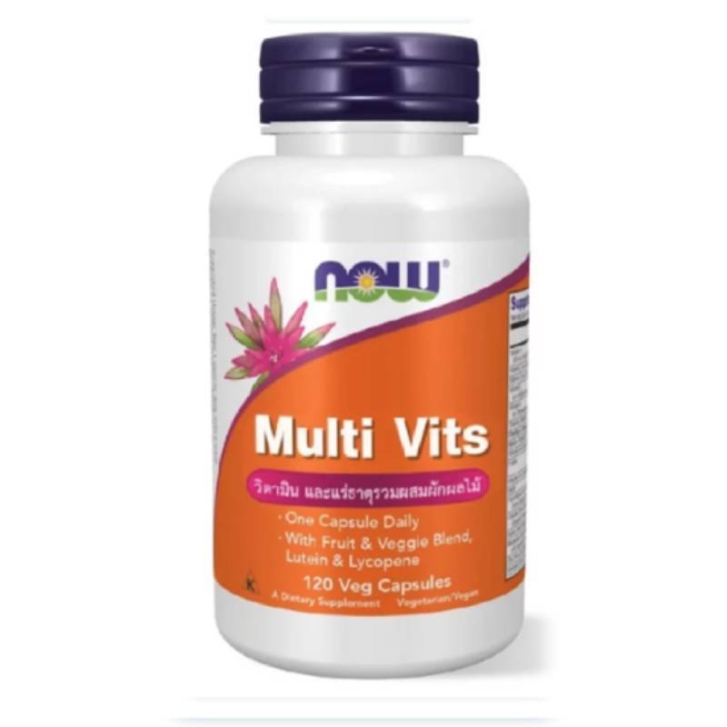 วิตามินรวม มัลติ วิตส์, NOW Foods, Multi Vits, Multi Vitamin & Mineral ...