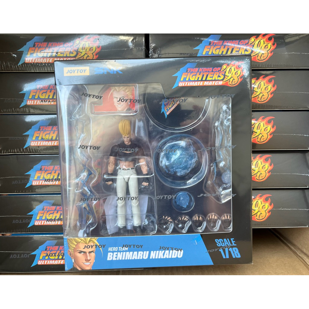 Joytoy King Of Fighter 98UM Hero Team Benimaru Nikaido Scale 1/18 ...