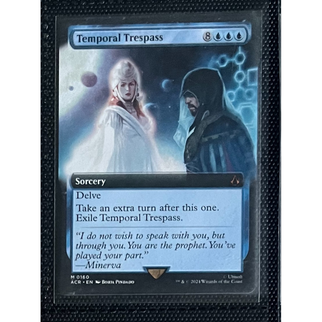 การ์ด MTG Temporal Trespass Blue Magic the Gathering EDH รุ่น ACR สภาพ ...
