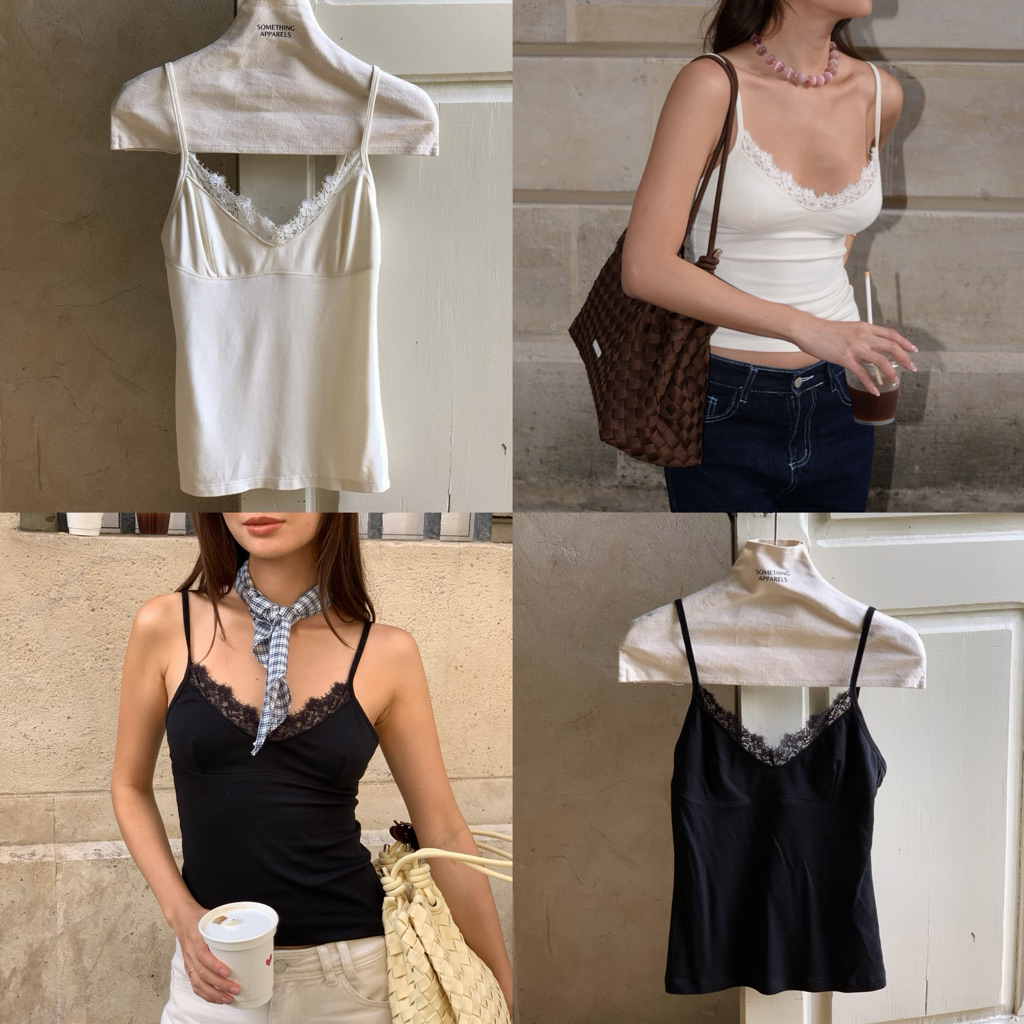Something Lina lace top | Shopee Thailand