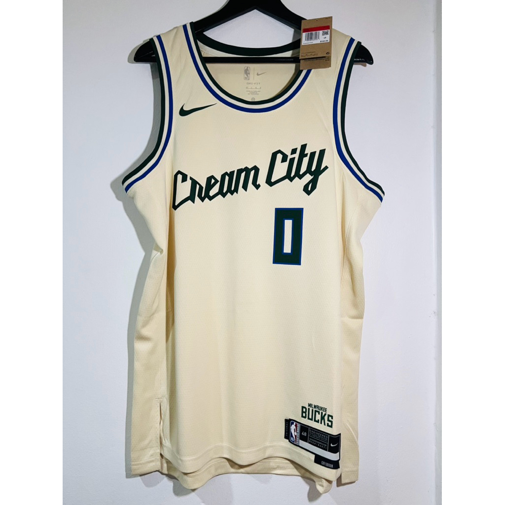 Milwaukee BUCKS City Edition Swingman Damian LILLARD ของแท้ | Shopee ...