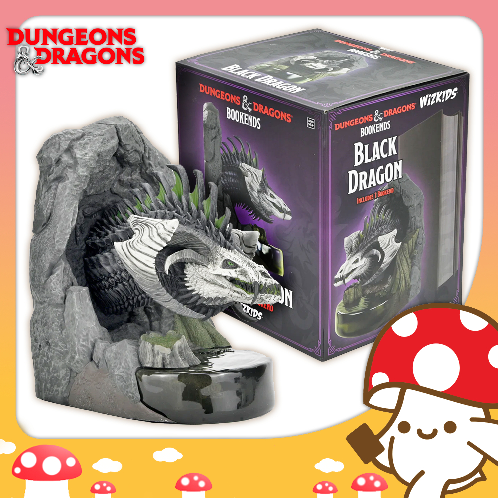 D&D : Bookends - Black Dragon ฉากกั้นหนังสือ จาก Kinoko Card Game Shop ...