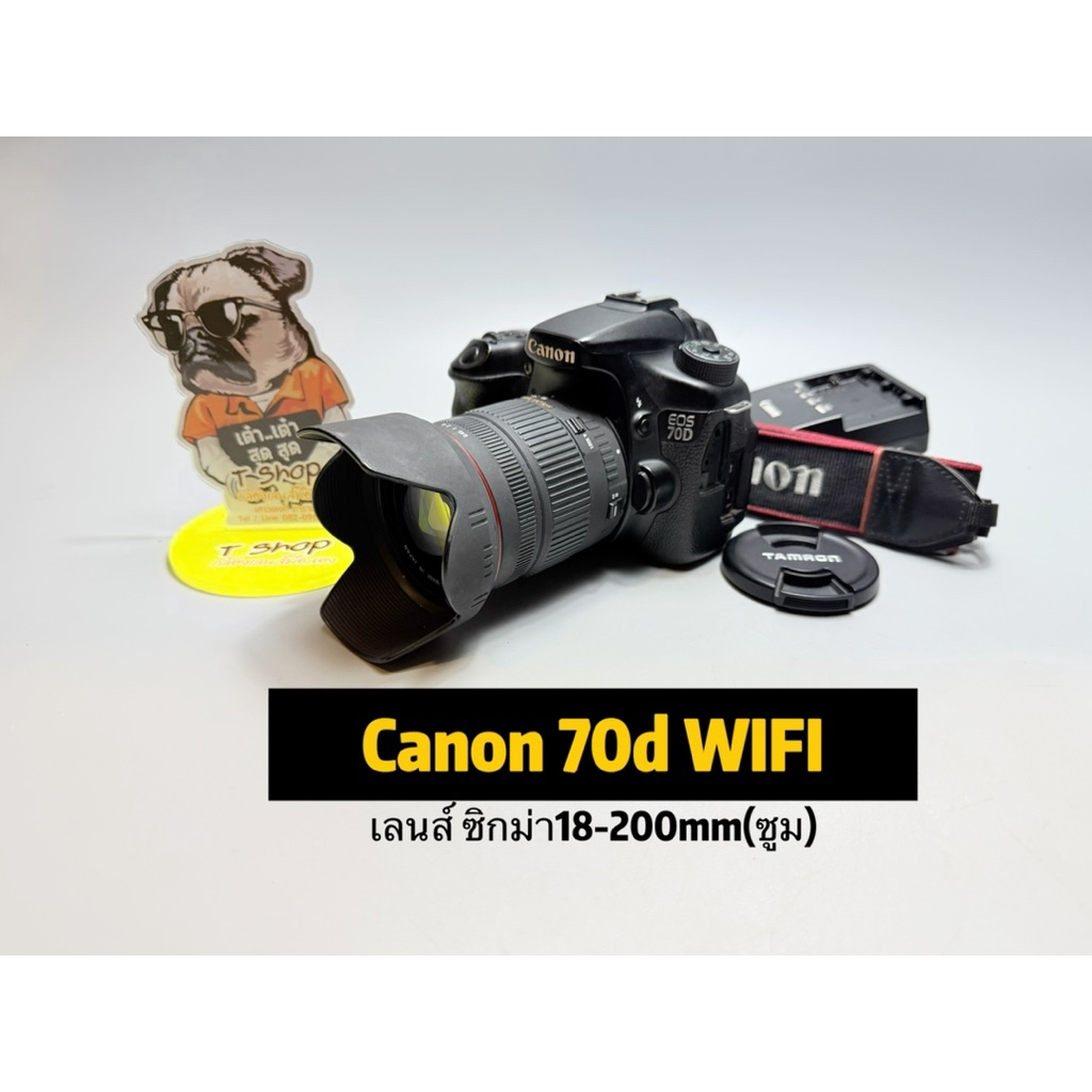 canon 70dเลนส์ซิกม่า18-200mm | Shopee Thailand