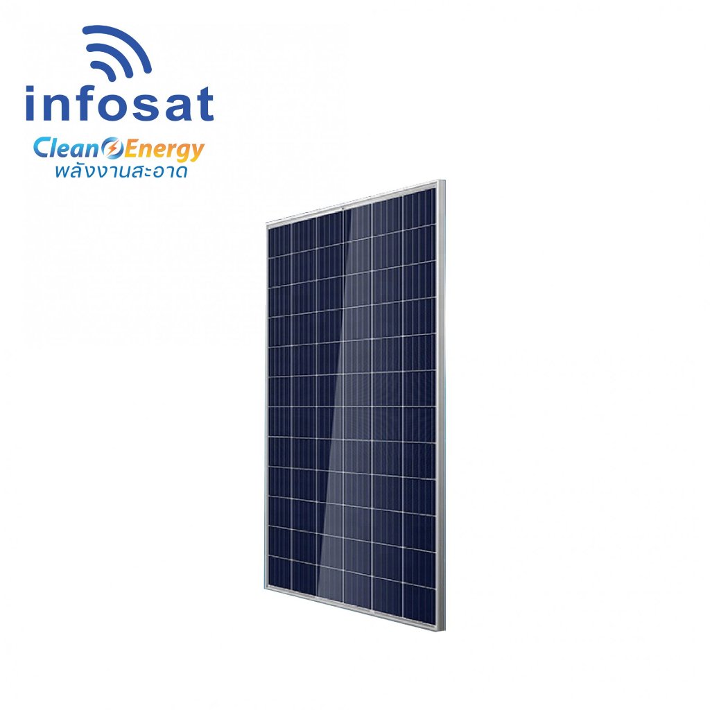 INFOSAT แผงเก็บตะวันโซลาร์เซลล์ Poly - 340W 72 Full-cell perc แผงโซลาร์ ...