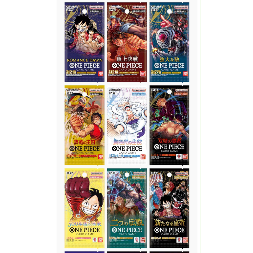 Bandai One Piece Card Game Booster Pack (ยก Box)(OP01/OP02/OP03/OP04 ...