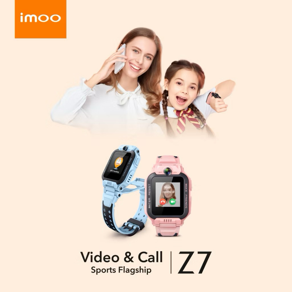 imoo Watch Phone Z7 ระบุตำแหน่ง กล้องหน้า-หลัง วิดีโอคอล 4G ตรวจสุขภาพ ...
