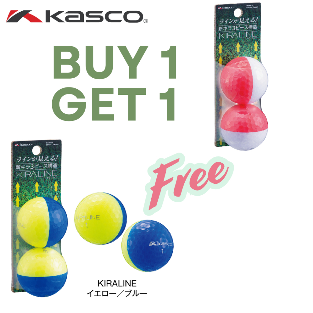 KASCO GOLF KIRA LINE ลูกกอล์ฟพัด BUY 1 GET 1 | Shopee Thailand