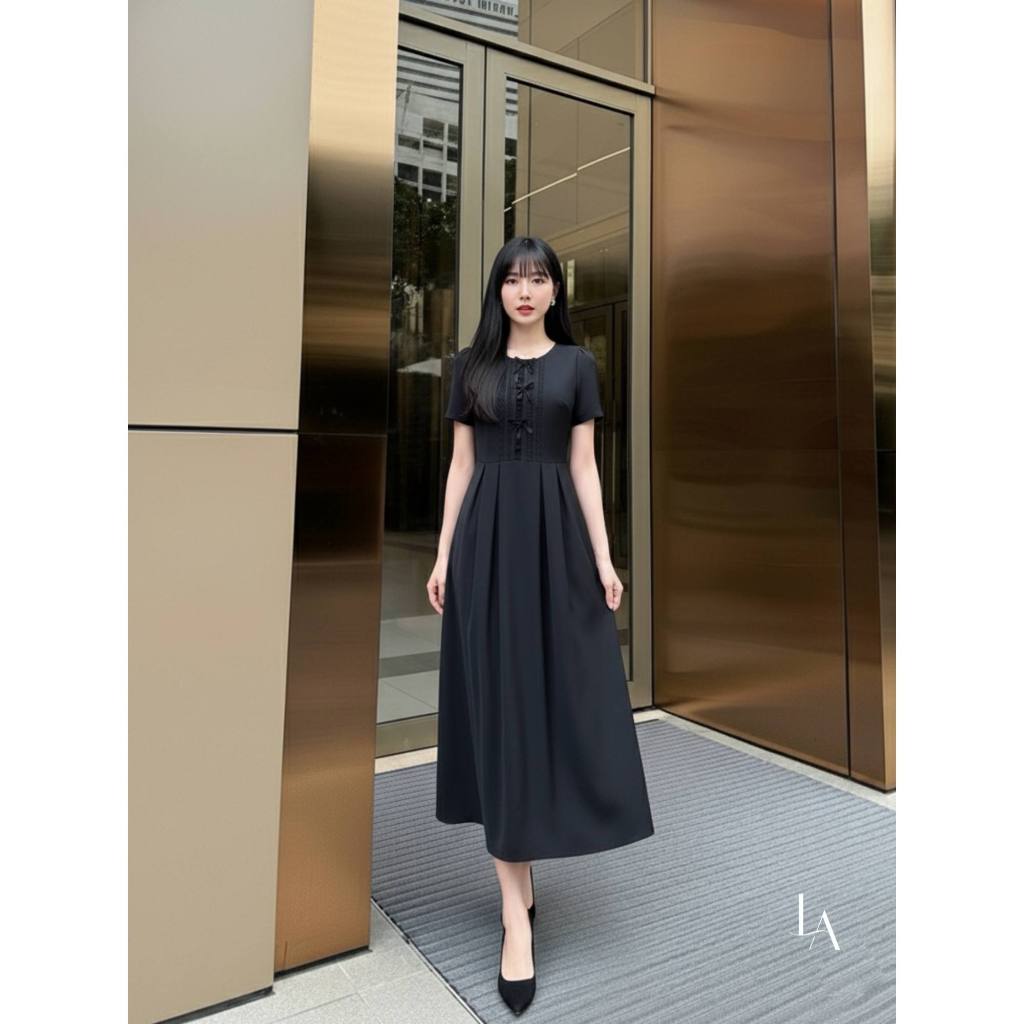 [LALAPIS ] มินิเดรส มิดไนท์ เวลเว็ท สุภาพเรียบรอย (LA362)สุดทางรักเสื้อ ...