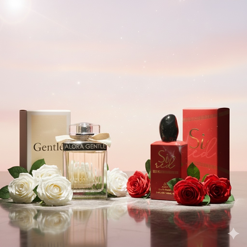 โปรคู่2ขวด ALORA Gentle+SI RED 100ml น้ำหอมผู้หญิง หอมติดทน กลิ่นหอม ...