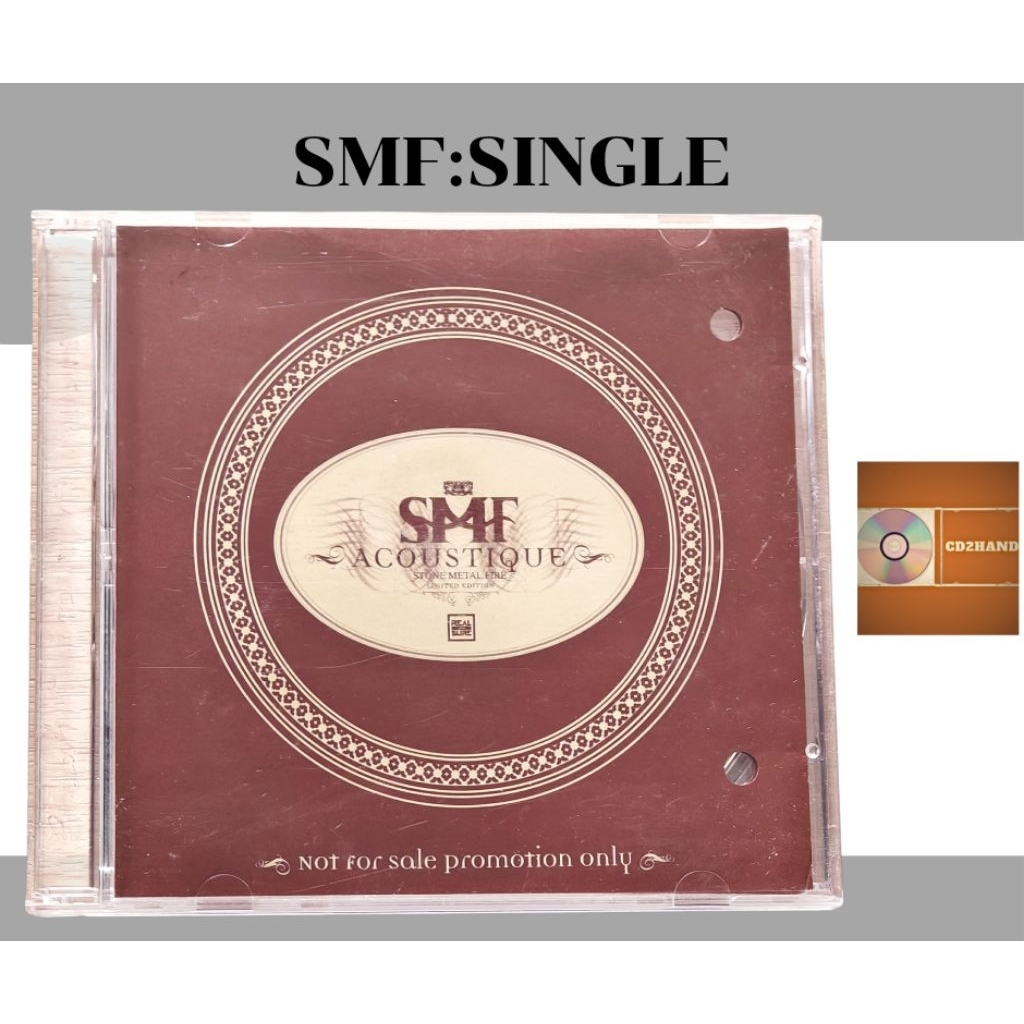 ซีดีเพลง cd single,แผ่นตัด วง Smf อัลบั้ม Acoustique. (หายากมาก) ค่าย ...