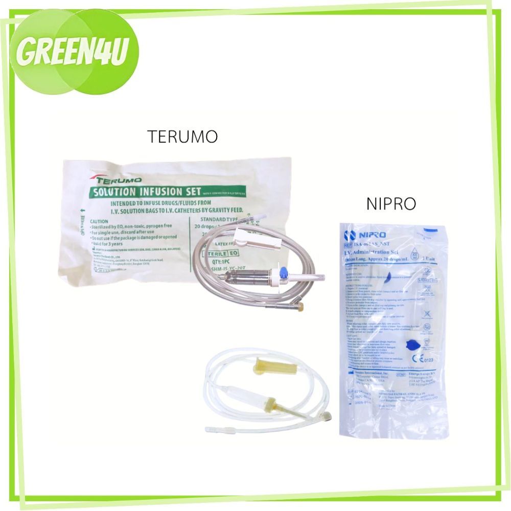 (1ชิ้น) Nipro/Terumo IV Set สายชุดให้น้ำเกลือ | Shopee Thailand