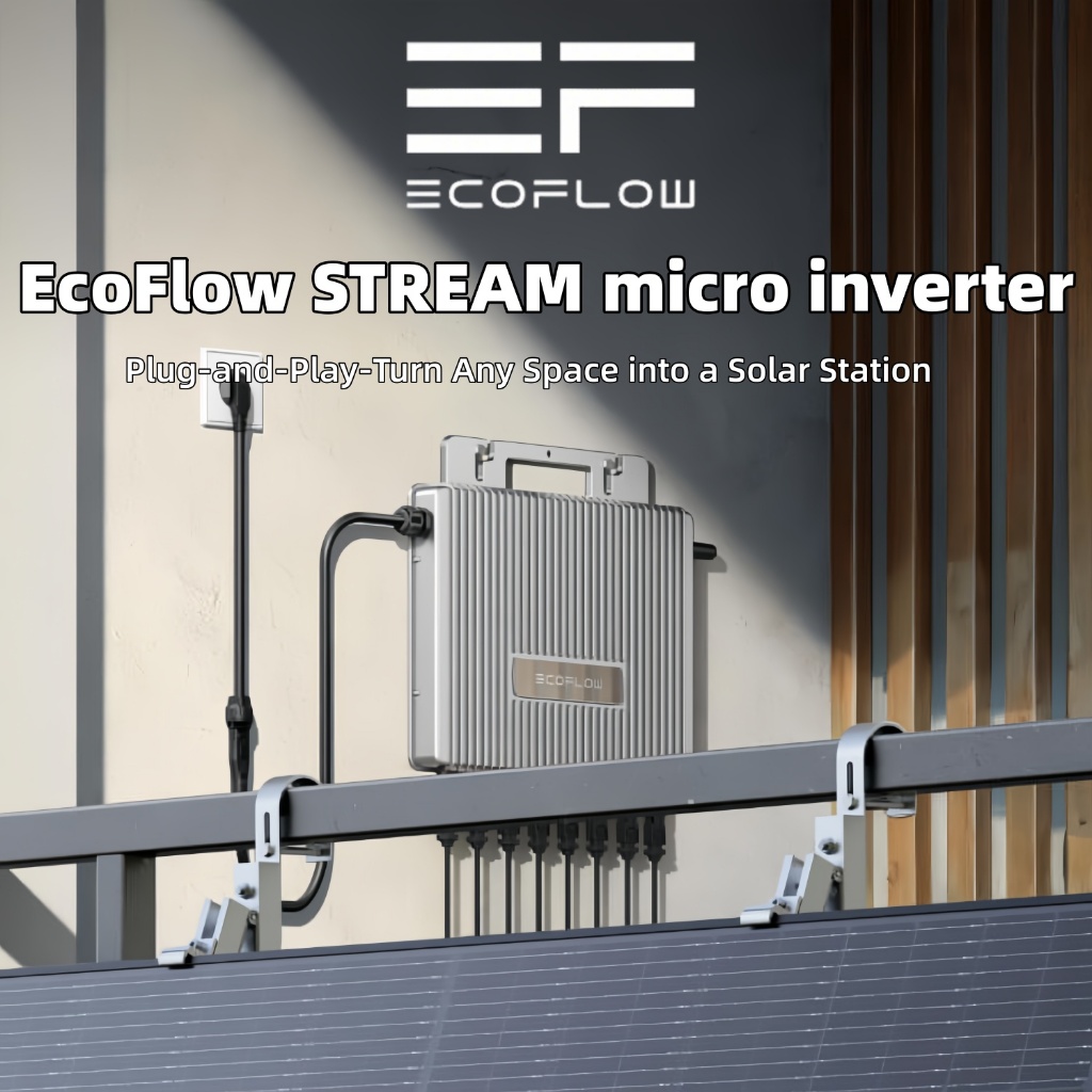 EcoFlow STREAM micro inverter /ECOFIOW STREAM Plug & Play Solar System ...