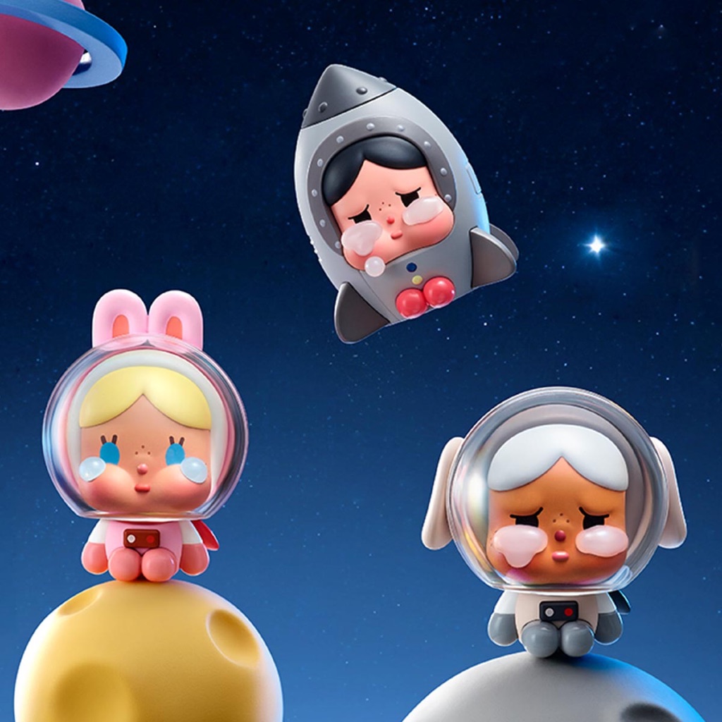 (แบบจุ่ม) Mini CRYBABY CRYING TO THE MOON-SITTING SERIES | Shopee Thailand
