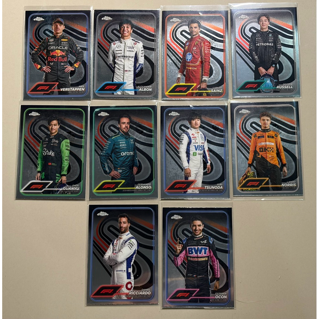 การ์ด 2024 Topps Chrome Formula 1 F1 Portrait Single Card | Shopee Thailand
