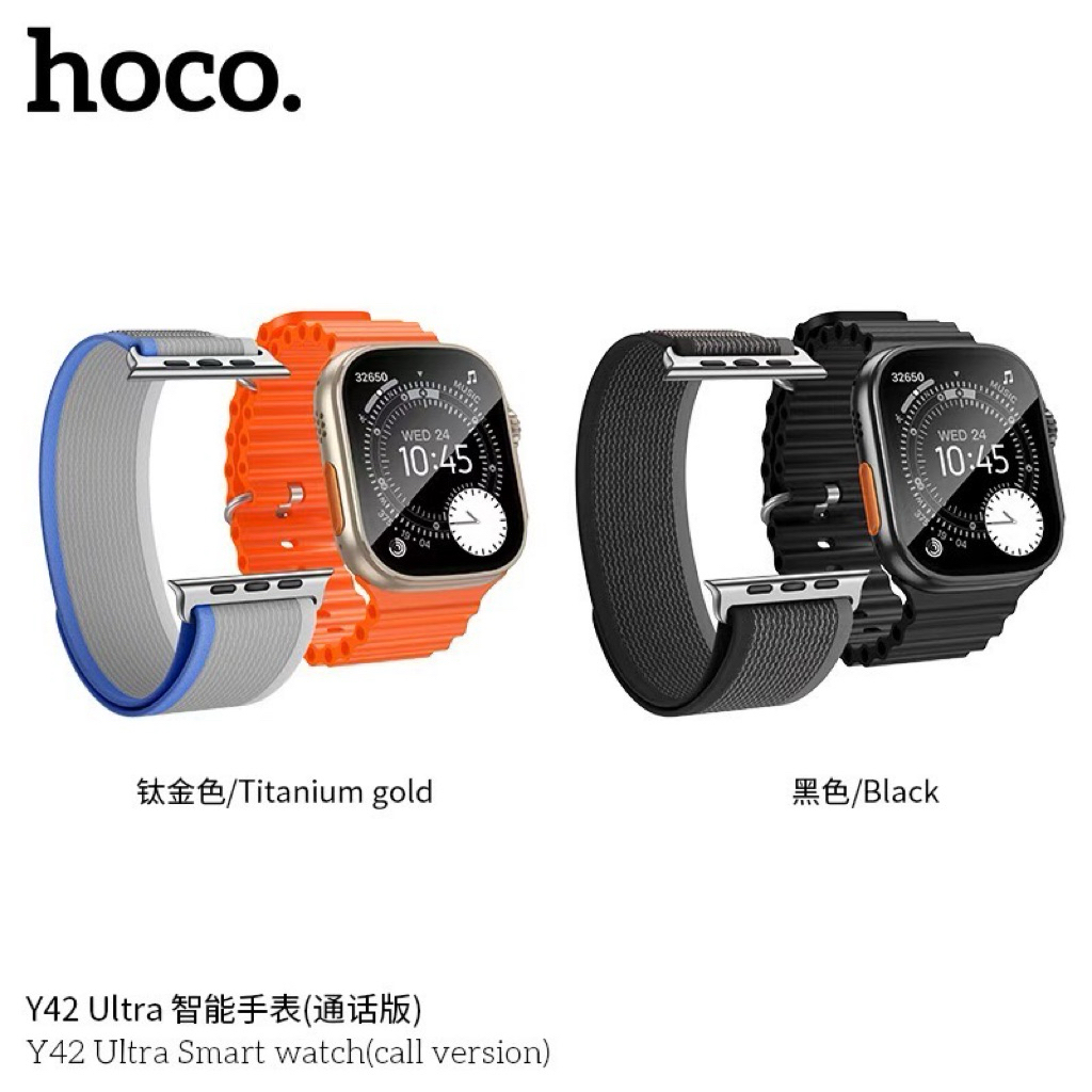 Hoco Smart Watch With Calling Feature (Y42 Ultra) หน้าจอใหญ่ 2.1 นิ้ว ...