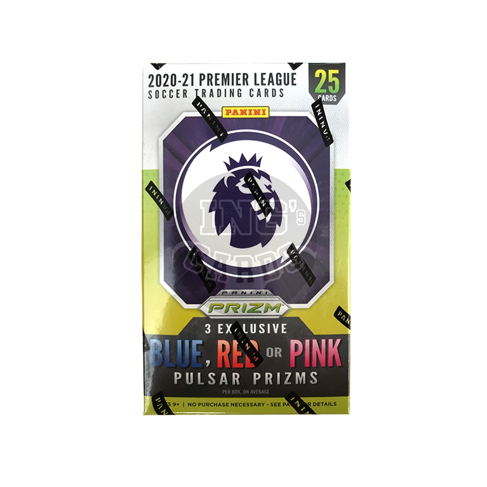 การ์ดสะสมฟุตบอล 2020-21 Panini Prizm Premier League Soccer Cereal Box ...