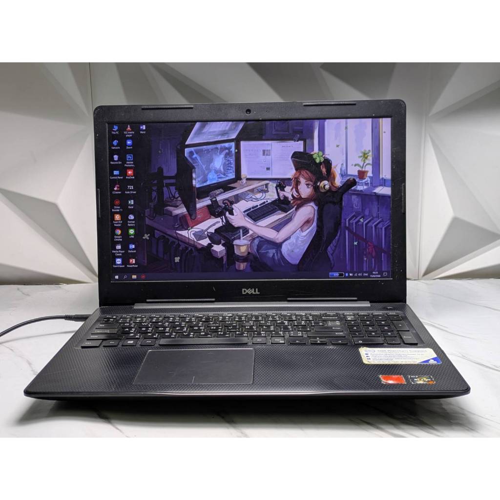 second hand notebook Dell inspiron 3585 สเปก AMD RYZEN 5 2500 RAM 8 GB ...
