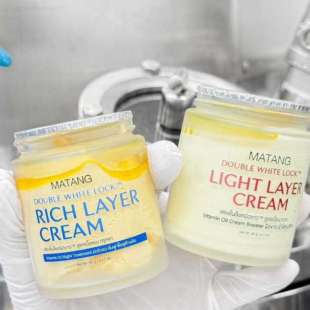 ครีมบำรุงผิวสองเลเยอร์ Light & Rich layer cream ขนาด 100 กรัม | Shopee ...