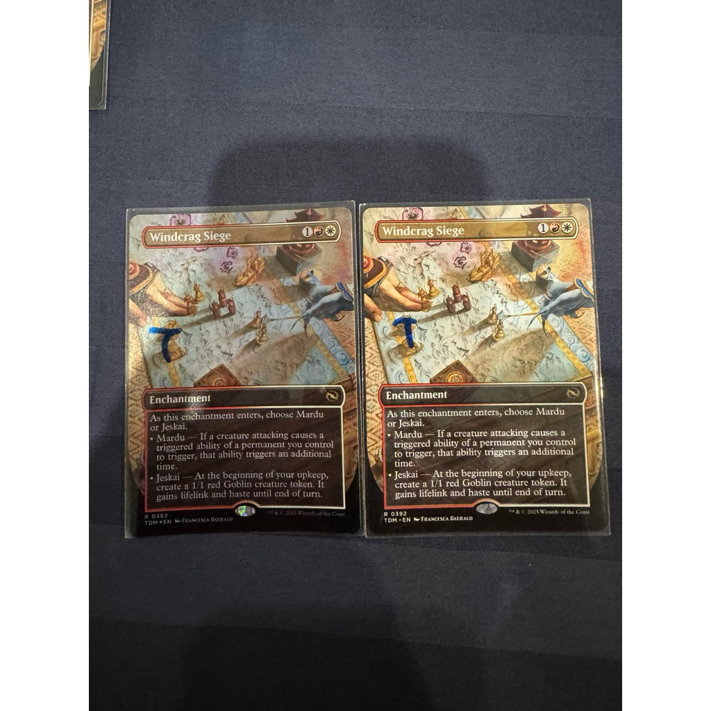 MTG Tarkir: Dragonstorm Variants: Windcrag Siege (0392 - Borderless ...