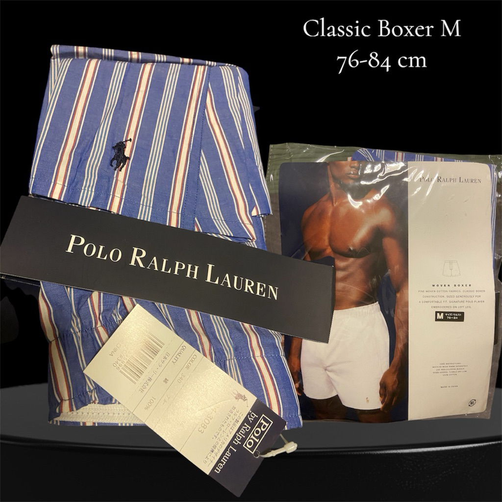 Polo Ralph Lauren Woven Boxer M | Shopee Thailand