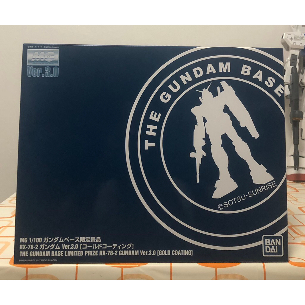 MG 1/100 The Gundam Base Limited RX-78-2 Gundam Ver 3.0 Gold Coating สภาพกล่อง90% พร้อมส่ง ...