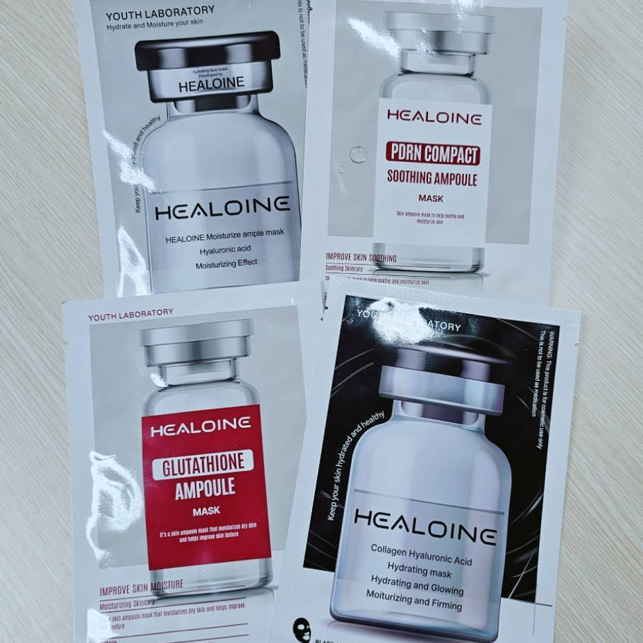 (🌼แท้ / พร้อมส่ง🌼) Healoine Ampoule Mask 30g [ แบ่งขาย 1 แผ่น ...