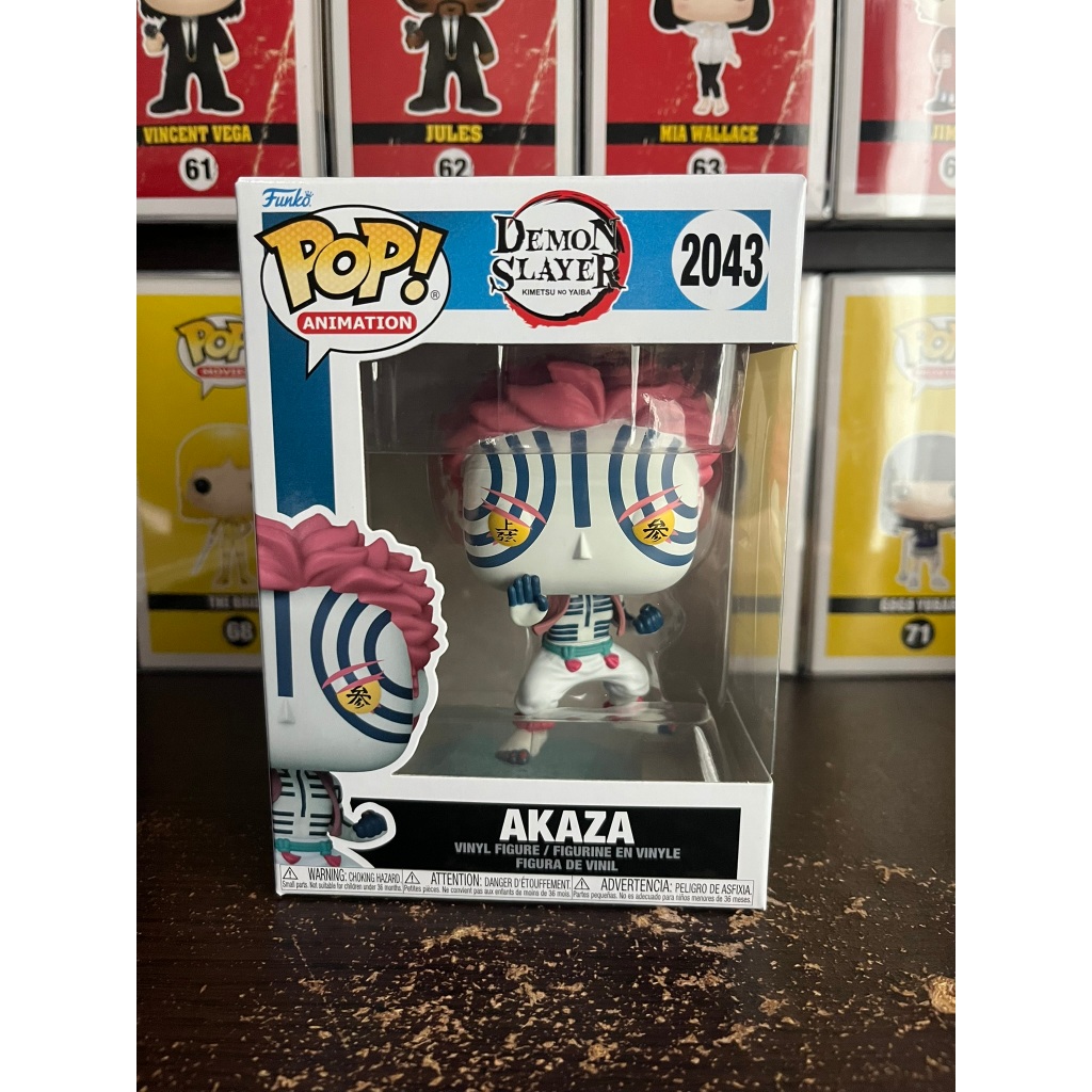 [พร้อมส่ง] ฟิกเกอร์ Funko Pop #2043 Akaza อสูรข้างขึ้น อนิเมะ Demon ...