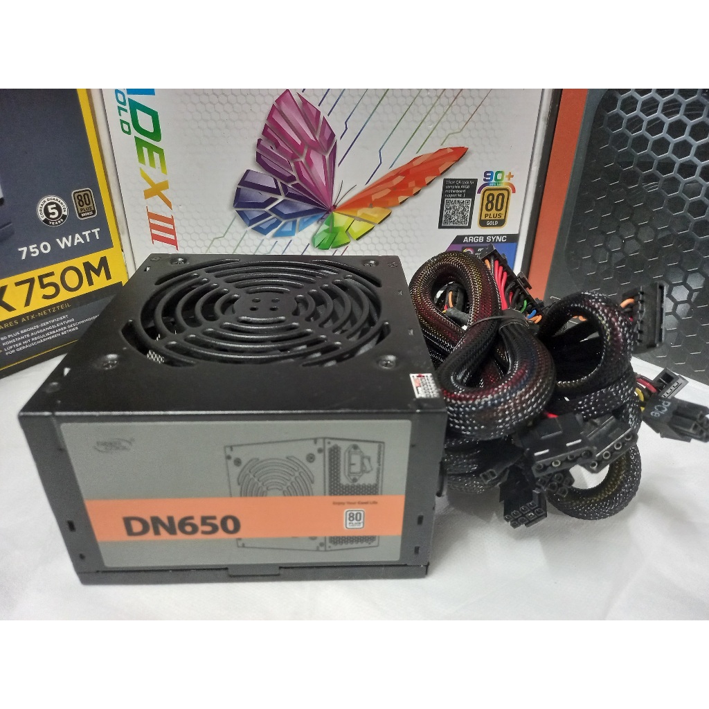 PSU ประกัน 3เดือน Deepcool DN650 650W 80+White มือ2 / power supply ...