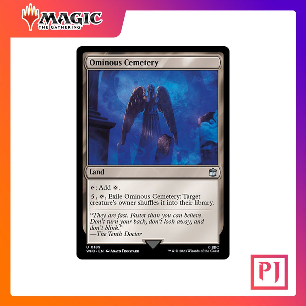 [MTG] Ominous Cemetery [WHO] [LAND] [UNCOM] [NORMAL] [ENG] (การ์ดเมจิค ...