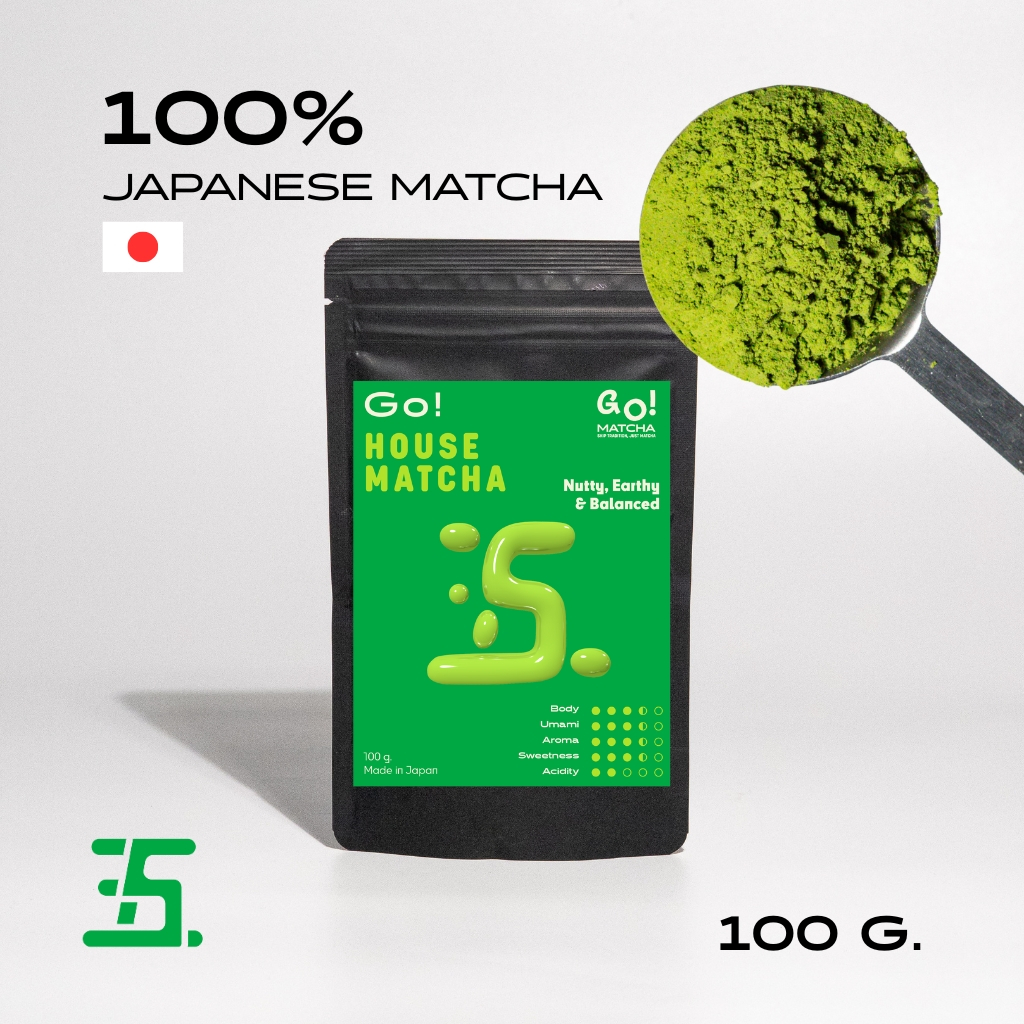 Go Matcha (House Matcha) ผงชาเขียวมัทฉะพรีเมี่ยมจากญี่ปุ่น 100% โทนถั่ว ...