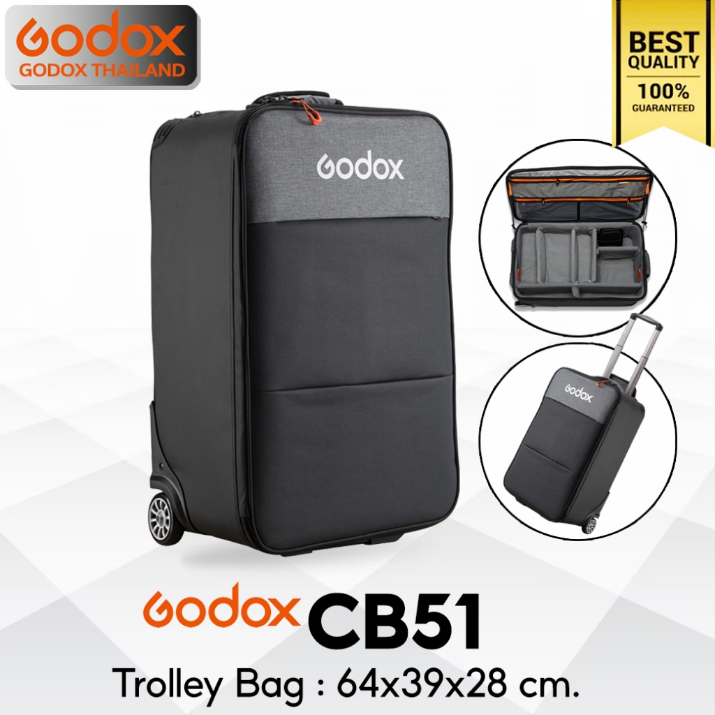 Godox Bag CB51 Trolley Bag For Camera, Flash, LED, Accessories กระเป๋า ...
