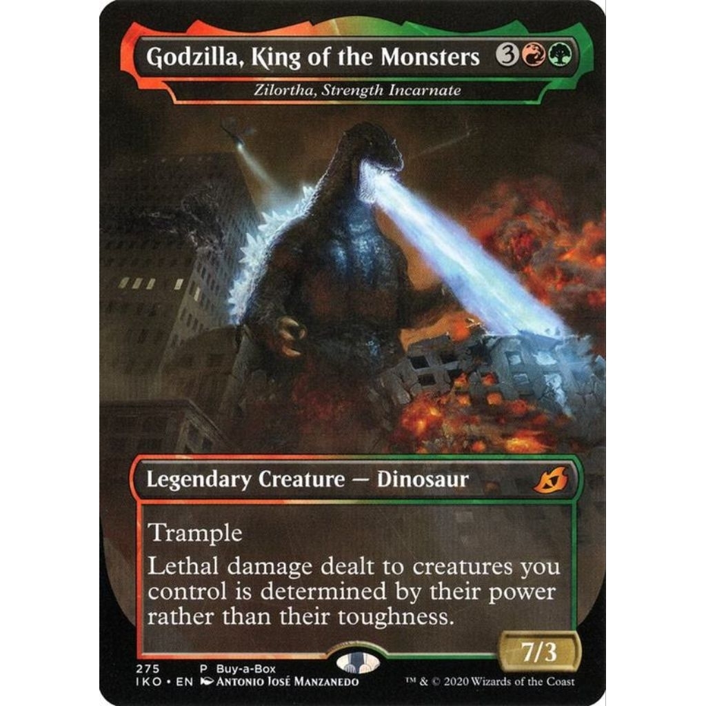 Godzilla, King of the Monsters Foil การ์ด MTG | Shopee Thailand