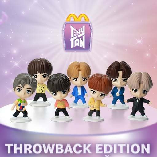 TinyTAN Happy Meal Throwback Edition & Encore Edition | Shopee Thailand
